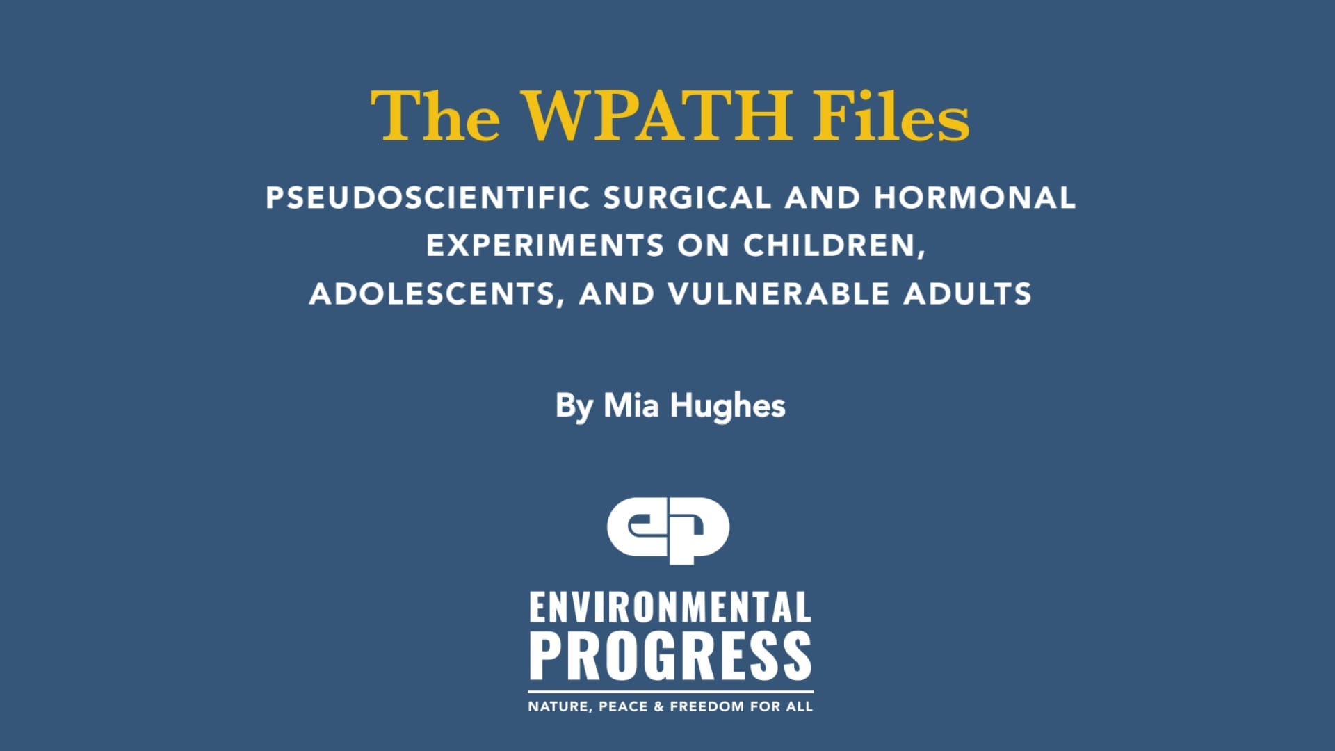 L'annus horribilis della WPATH - GenerAzioneD